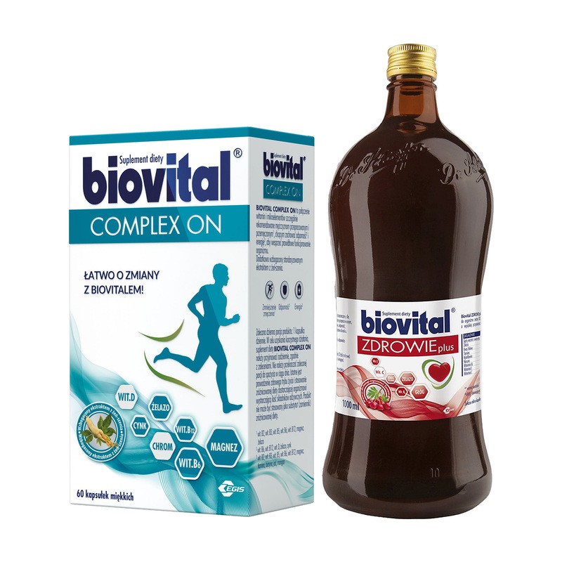 Zestaw Biovital dla Niego, płyn + tabletki