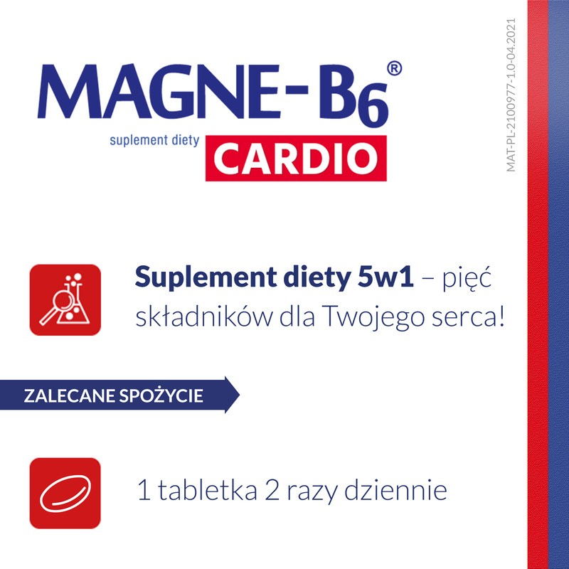 Magne-B6 Cardio, tabletki, 50 szt.