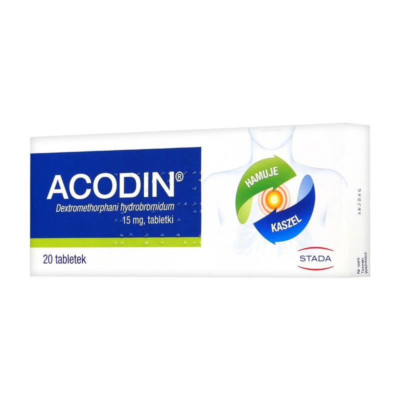 Acodin, 15 mg, tabletki, 20 szt.