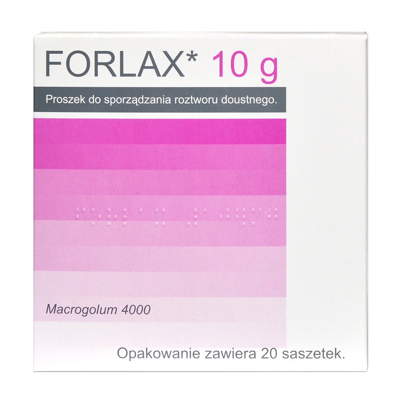 Forlax, 10 g, proszek w saszetkach do sporządzania roztworu doustnego ...