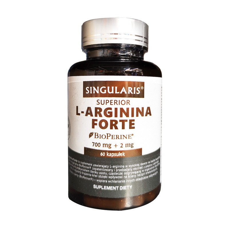 L-Arginina Forte Singularis Superior, kapsułki twarde, 60 szt.