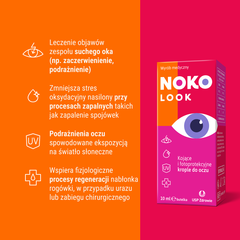 Noko Look, krople do oczu, 10 ml