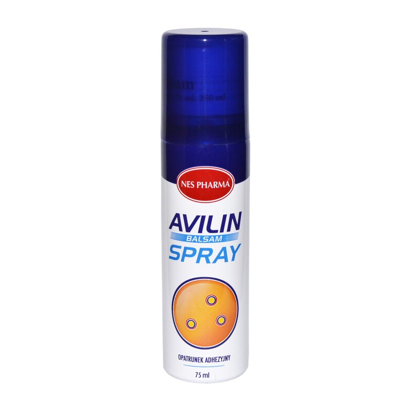 Avilin Balsam Spray, opatrunek adhezyjny, 75 ml