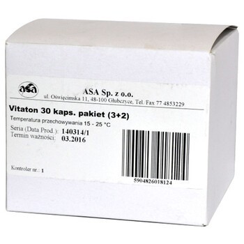 Vitaton, kaps., 30 szt x5op,PROM.1461/14