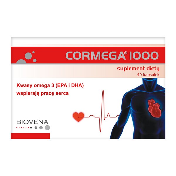 Cormega 1000, kapsułki, 40 szt.