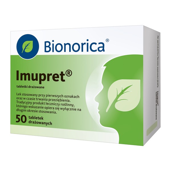 Imupret, tabletki drażowane, 50 szt. - Portal DOZ.pl