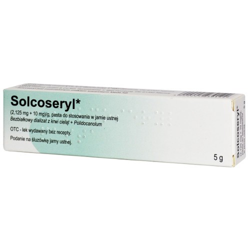 Solcoseryl, pasta do stosowania w jamie ustnej, 5 g (import równoległy ...