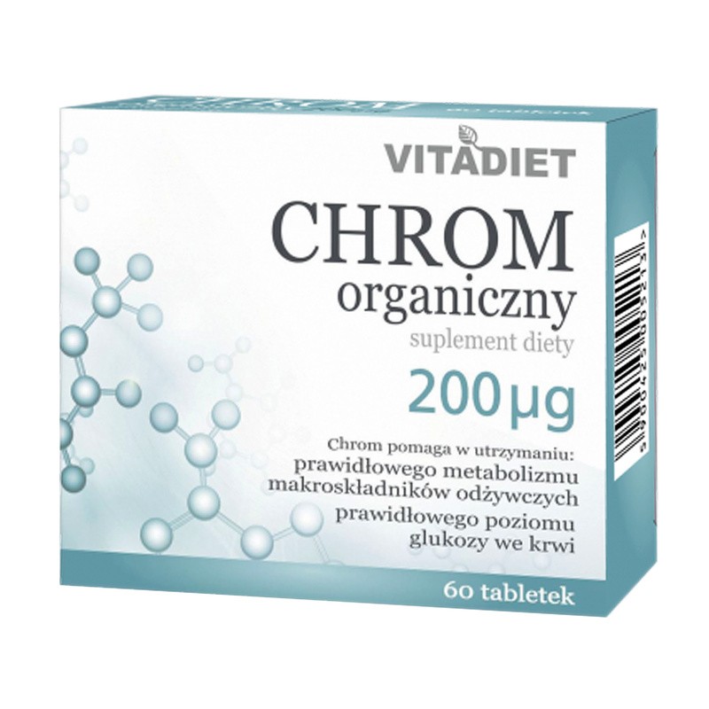 VitaDiet Chrom organiczny, tabletki, 60 szt.