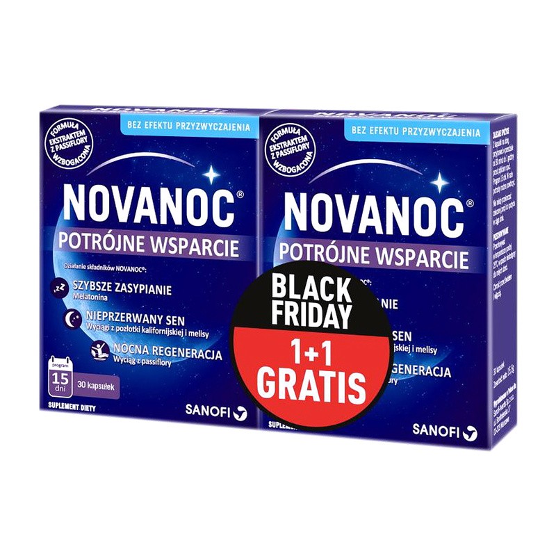 Novanoc, kapsułki, 30 szt. x 2 op. duopak