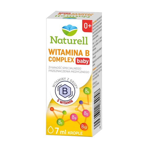 Naturell Witamina B Complex baby, płyn, 7 ml