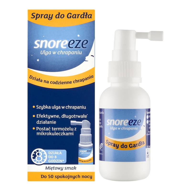 Snoreeze, spray do gardła przeciw chrapaniu, 23,5 ml
