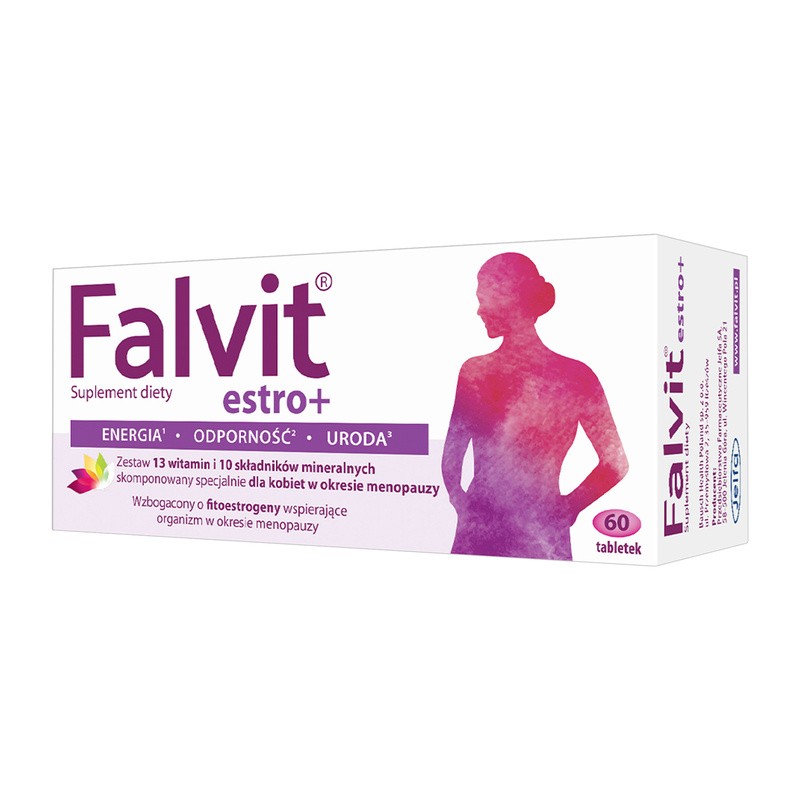 Falvit estro +, tabletki powlekane, 60 szt.