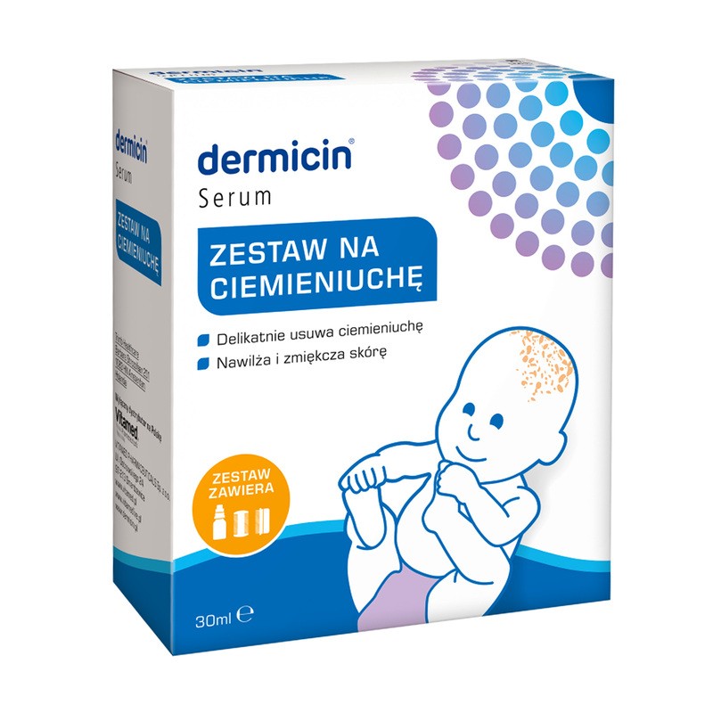 Dermicin, specjalistyczny zestaw na ciemieniuchę, 1 op.