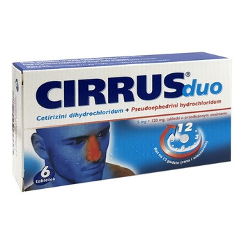 Cirrus Duo, 5 mg + 120 mg, tabletki o przedłużonym uwalnianiu, (import ...