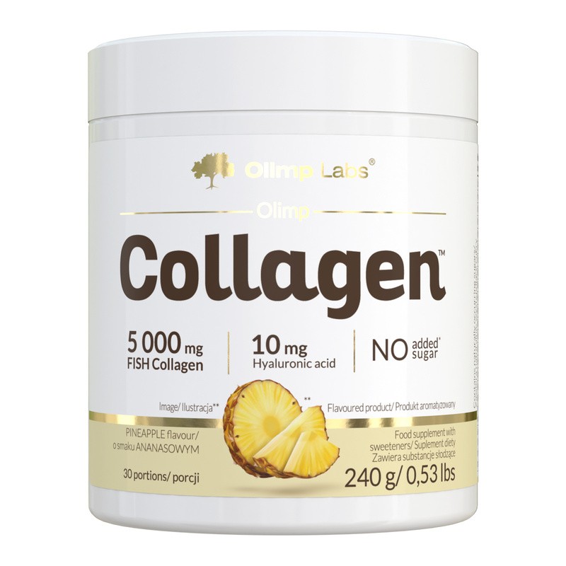 Olimp Labs Collagen, proszek, smak ananasowy, 240 g