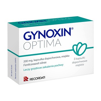 Gynoxin Optima, 200 mg, kapsułki dopochwowe, miękkie, 3 szt. - Portal ...