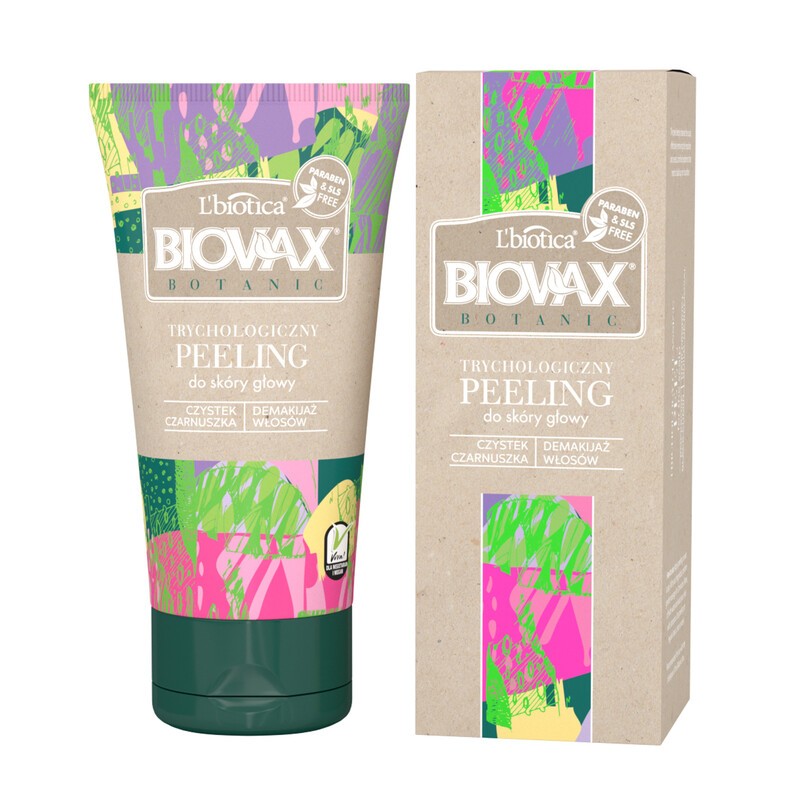Biovax Botanic, peeling trychologiczny do skóry głowy, 125 ml - Portal DOZ.pl