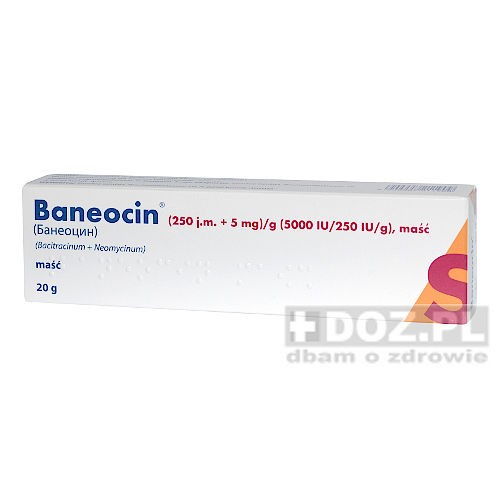 Baneocin, maść (import równoległy) 20 g