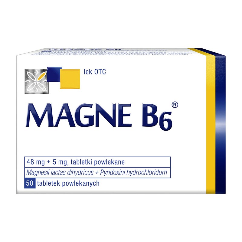 Magne B6, tabletki powlekane, 50 szt.