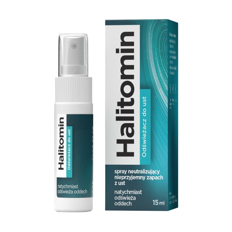 Halitomin, odświeżacz do ust, spray, 15 ml