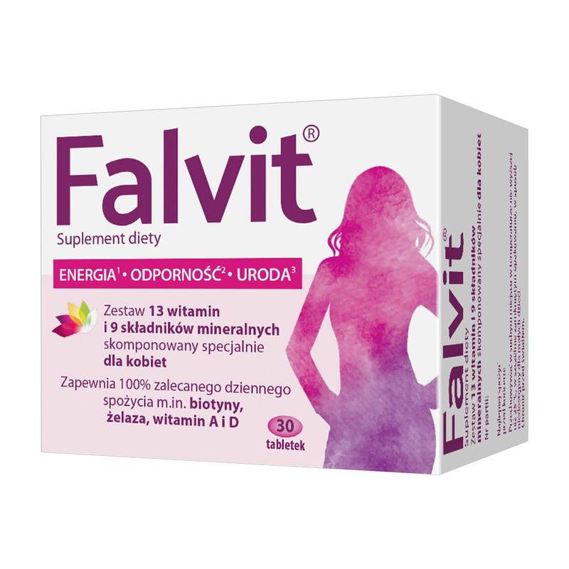 Falvit, tabletki drażowane, 30 szt.