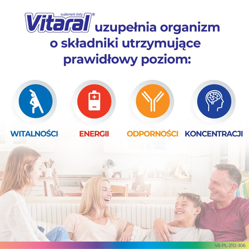 Vitaral, tabletki drażowane, 60 szt.