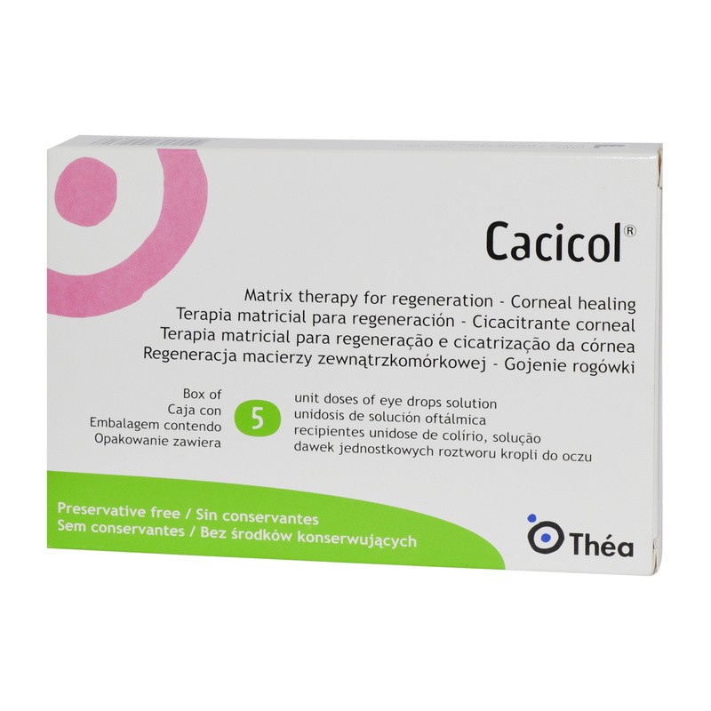 Cacicol, krople do oczu, 5 pojemników jednodawkowych