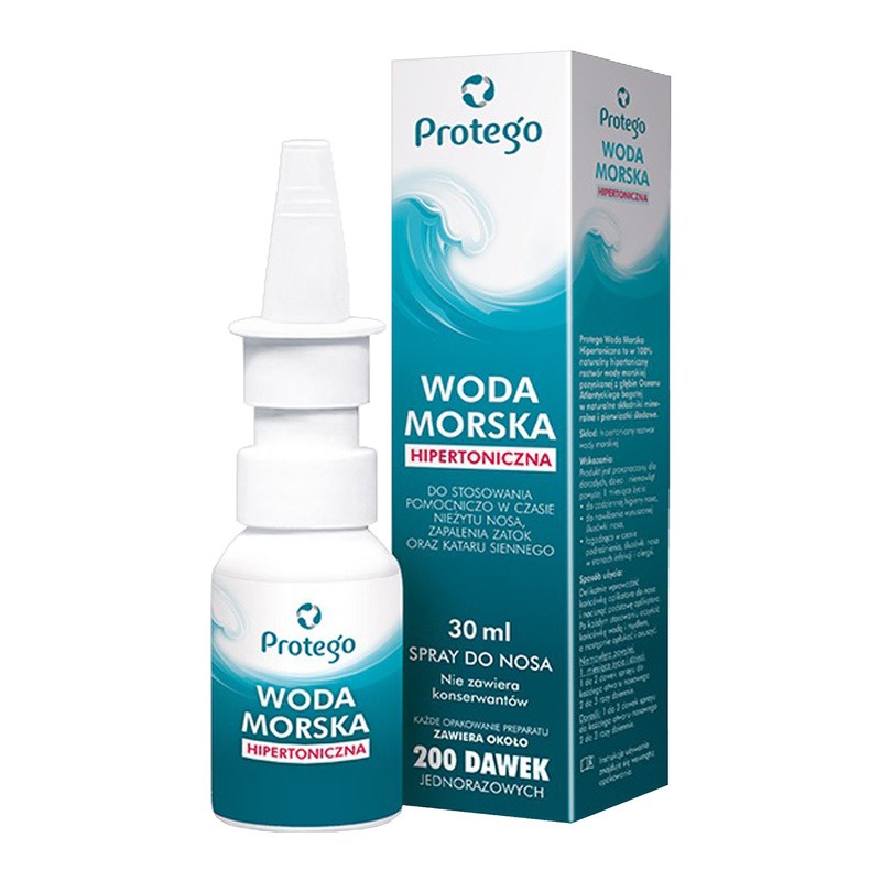 Protego Woda morska hipertoniczna, spray, 30 ml