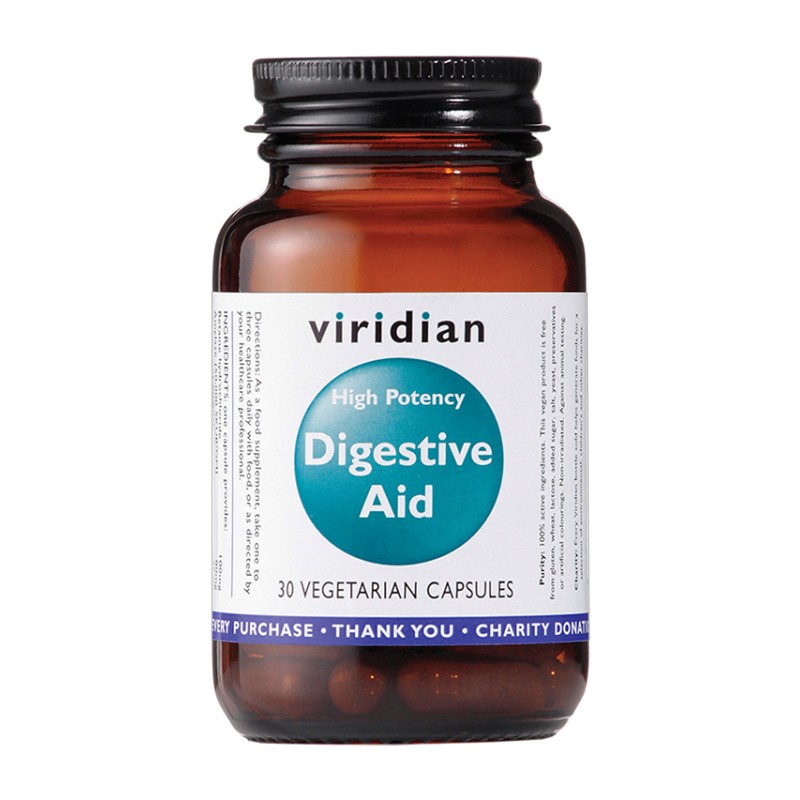 Viridian, Digestive Aid Formula, kapsułki, 30 szt.