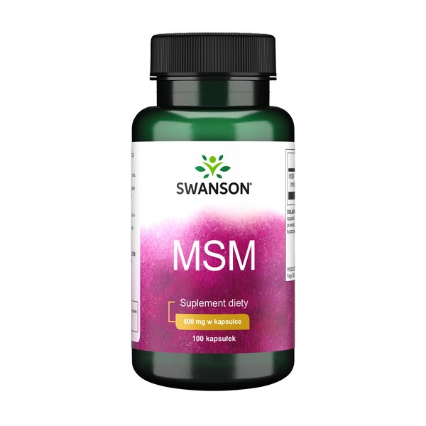 Swanson MSM 500 mg, kapsułki, 100 szt.