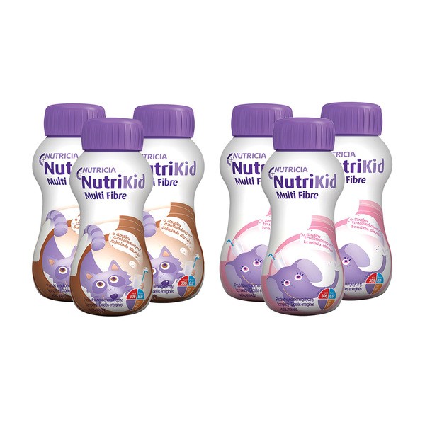 Zestaw 6x NutriKid, mix smaków, 200 ml