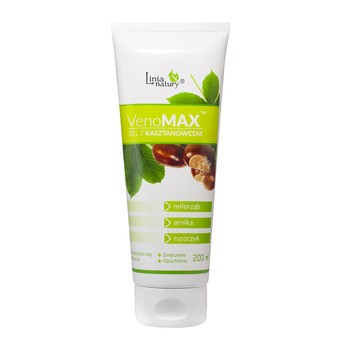 Venomax Linia Natury, żel z kasztanowcem, 200 ml - Portal Dbam o Zdrowie