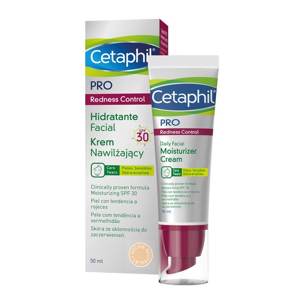 Cetaphil Pro Redness Control, krem nawilżający na dzień SPF 30, 50 ml ...