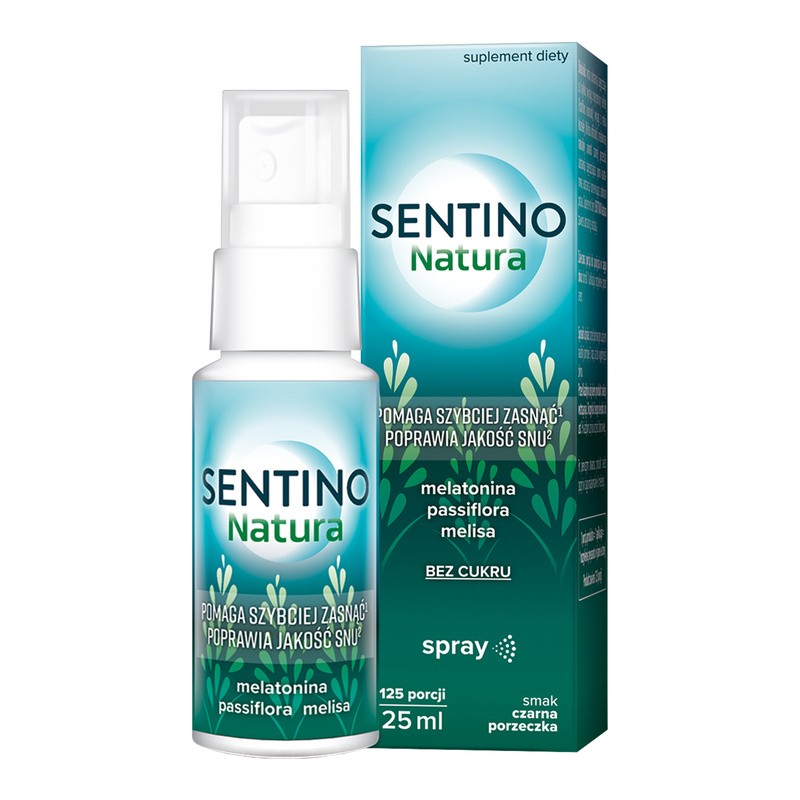 Zestaw Sentino Natura żelki + spray + Naturell Magnez Organiczny+