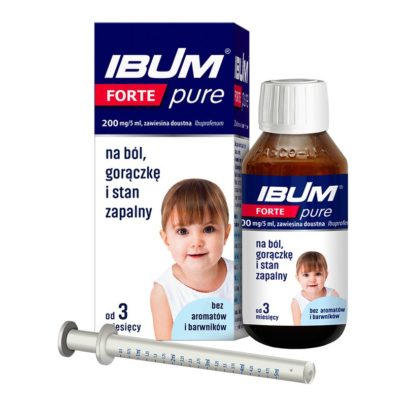 Ibum Forte Pure, 200 mg/5 ml, zawiesina doustna, butelka, 100 g
