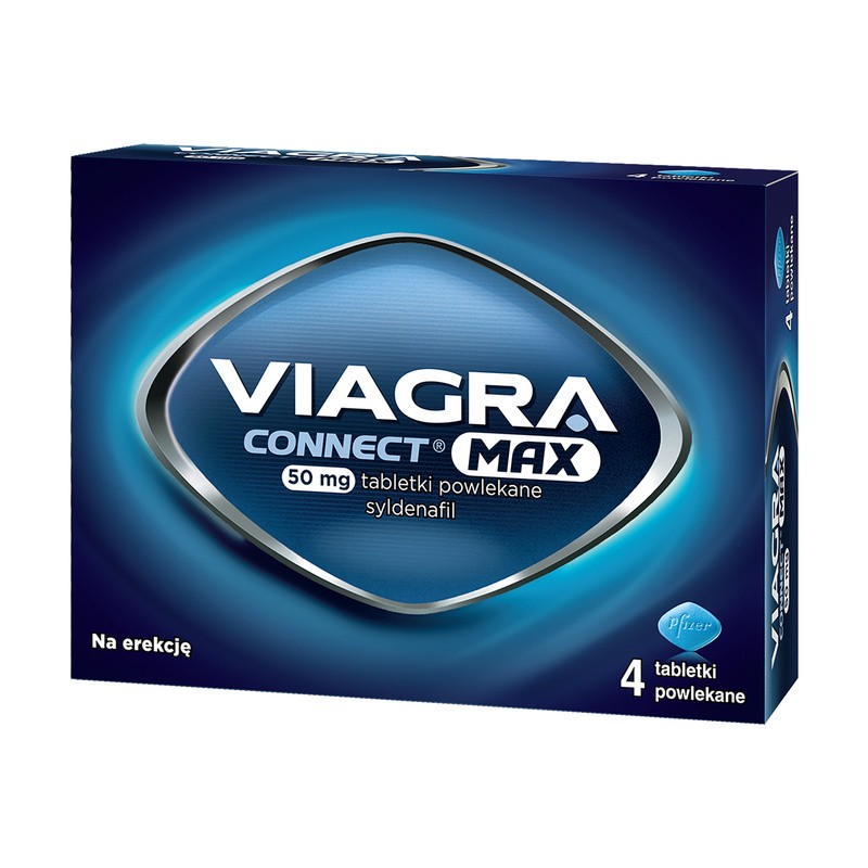 Viagra Connect Max, 50 mg, tabletki powlekane, 4 szt.
