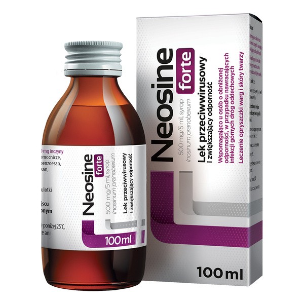 Neosine forte, 500 mg/5 ml, syrop, 100 ml