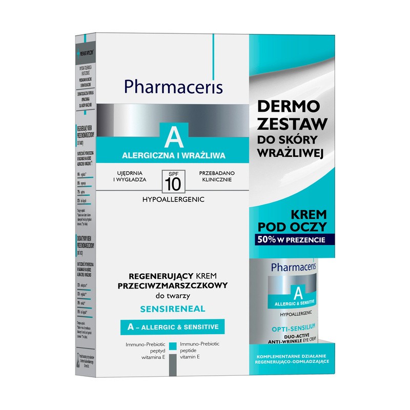 Zestaw Promocyjny Pharmaceris A, regenerujący krem przeciwzmarszczkowy, 30 ml + krem pod oczy, 15 ml