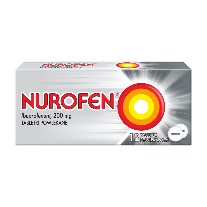 Nurofen, 200 mg, tabletki powlekane, 12 szt. - Portal DOZ.pl