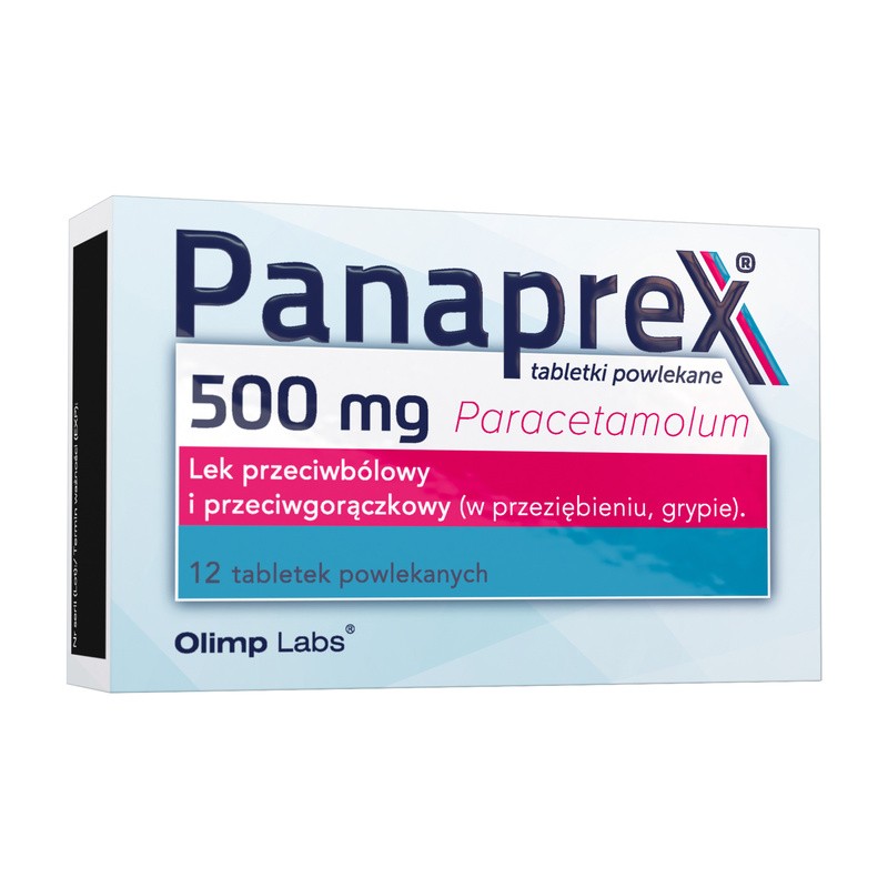 Panaprex, 500 mg, tabletki powlekane, 12 szt.