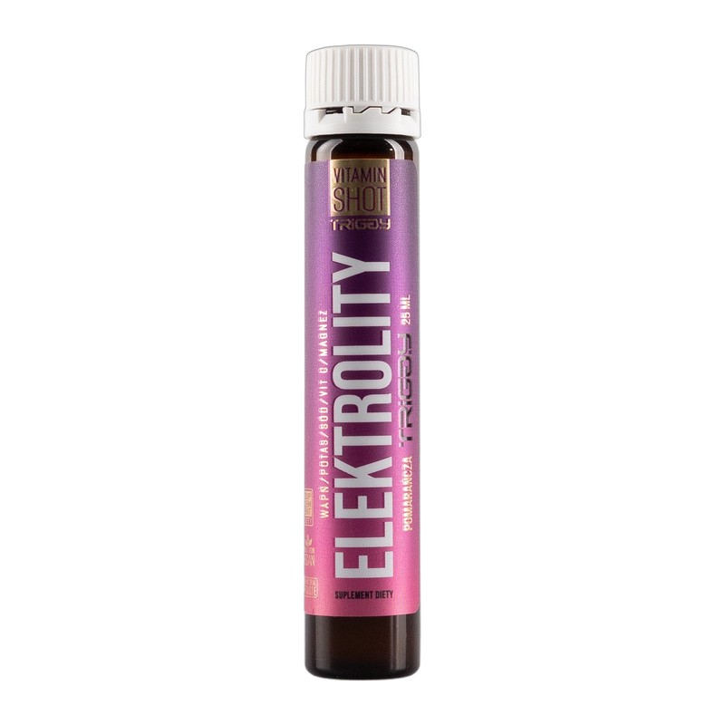 Triggy VitaminShot Elektrolity, płyn w ampułce, smak pomarańczowy, 25 ...