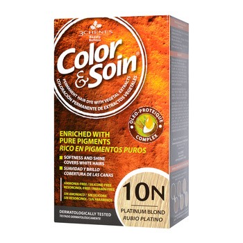 Color&Soin, farba do włosów, platynowy blond (10N), 135 ml - Portal DOZ.pl