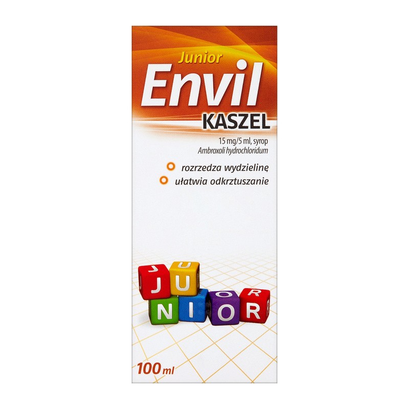Envil Kaszel Junior, 15 mg/5 ml, syrop, 100 ml