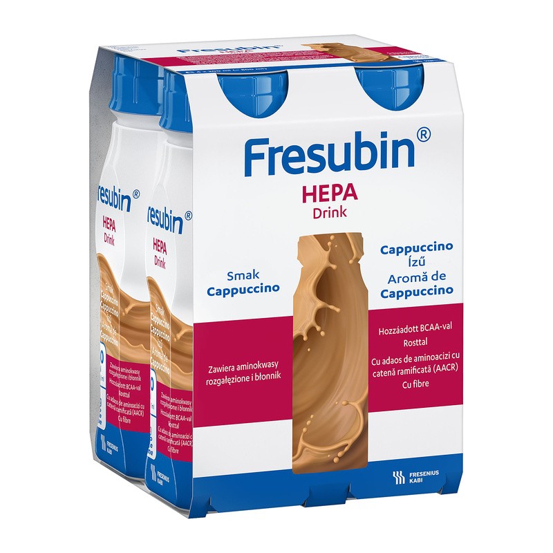 Fresubin Hepa Drink, płyn o smaku cappuccino, 4 x 200 ml