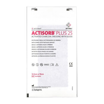 Actisorb Plus 25, opatrunek, 19 cm x 10,5 cm, 1 szt. - Portal Dbam o ...