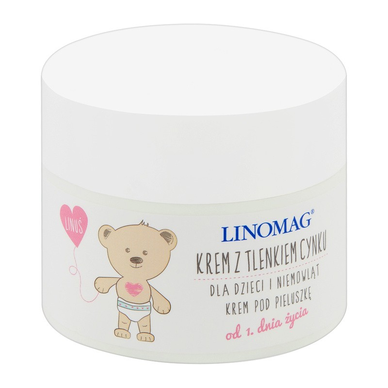 Linomag, krem z tlenkiem cynku dla dzieci i niemowląt, 50 ml
