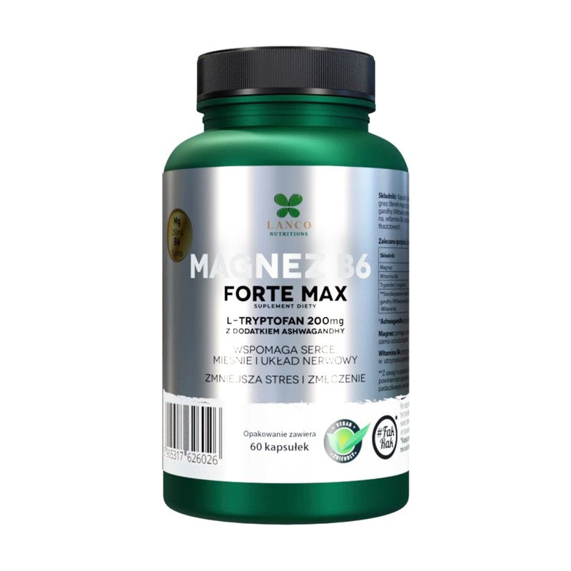Magnez B6 Forte Max, kapsułki, 60 szt.