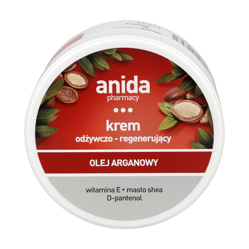 Anida, krem odżywczo-regenerujący, olejek arganowy, 125 ml