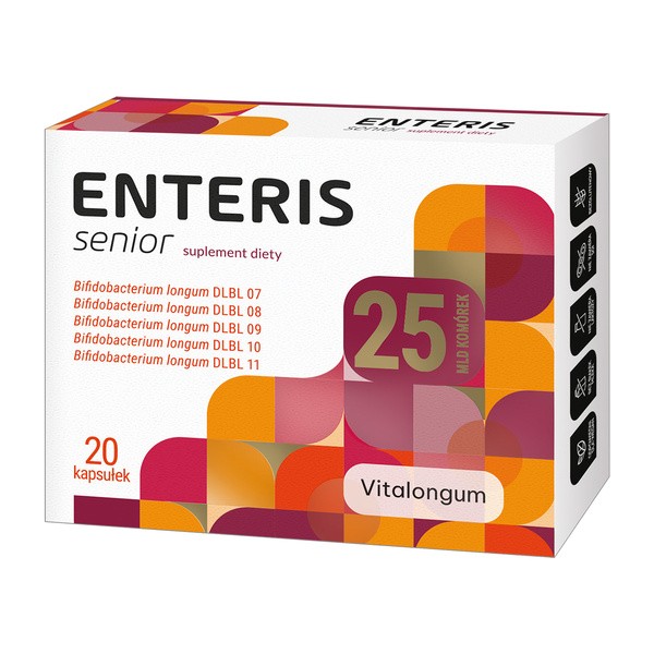 Enteris Senior, kapsułki, 20 szt.
