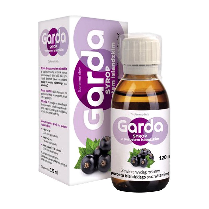 Garda Syrop z porostem islandzkim, syrop, 120 ml